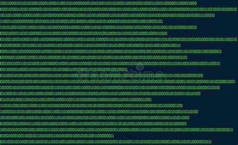 Abstract Technology Binary Code Backgrounddigital Binary Data And