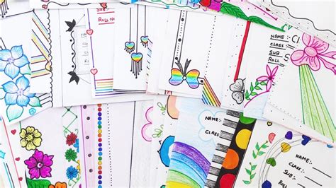 Front Page Design Page Borders Design Border Design Easy Projects Design Projects Babe