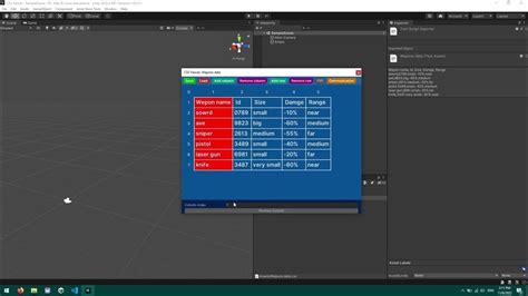 Import And Open Csv Files In Unity Youtube