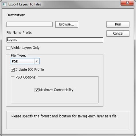 Photoshop Layers To Files Robert S Productions Post Production Tips