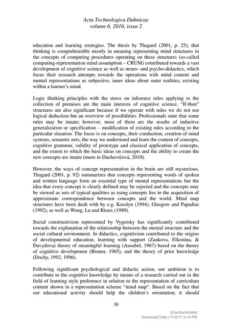 Solution Responsibility And Task Structuring As The Basic Attributes Of Learning Styles And