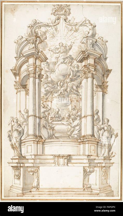 Design For A Freestanding Altar Dedicated To The Assumption Of The
