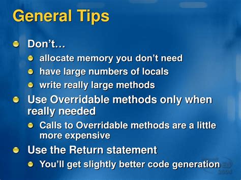 Ppt Dev340 Visual Basic Tips And Tricks For Optimizing Your