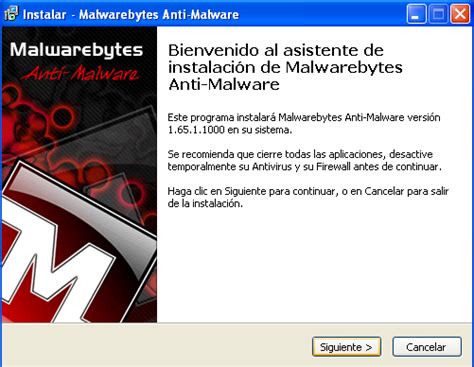 Contador De Programa Malwarebytes Tutorial Desinfección