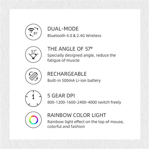 Generic Delux M618db Ergonomic Vertical Mouse Rechargeable Wireless 2