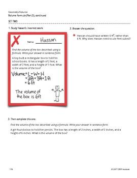 MathByExample Volume Formula Part By SERP Institute TPT
