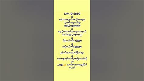 30 10 2024 အကောင်းဆုံးကြိုးစားထားပါတယ်အကြိုက်တူမှယူကစားပါ Youtube