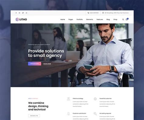 Litho The Multipurpose React Template