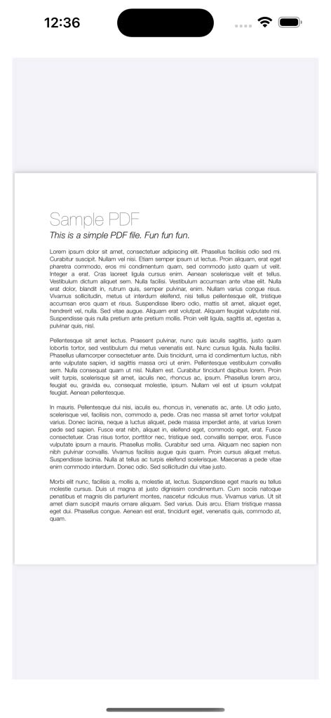 Show PDF Inside SwiftUI PDF Viewer Jakir Hossain