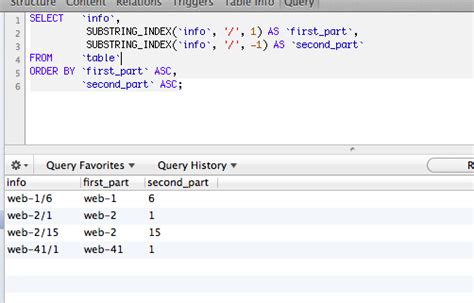 Php Mysql Select A Piece Of A String And Order By That Piece Stack