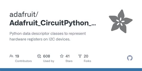 github adafruit adafruit circuitpython register python data descriptor classes to represent