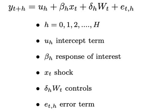 A 3 Minute Intro To Local Projections For Macroeconomics By Will Cross Bermingham Apr 2023