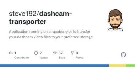Github Steve Dashcam Transporter Application Running On A Raspberry Pi To Transfer Your