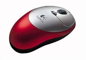 Amazon Com Logitech Cordless Click Optical Mouse Red Electronics