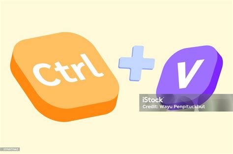 Ctrl V The Power Of Copy And Paste A Playful 3d Illustration Of The