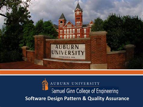 Software Quality Assurance And Design Patterns Ppt