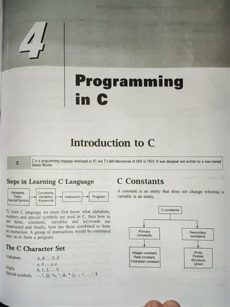 An Introduction To Programming In C Data Types Constants Variables