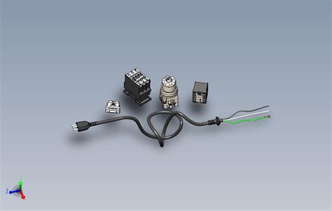 Solidworks电气元件 Solidworks 2012 模型图纸免费下载 懒石网