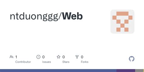 GitHub Ntduonggg Web