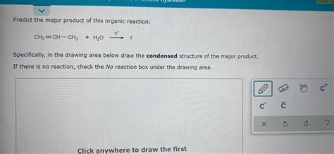 Solved Predict The Major Product Of This Organic Reaction