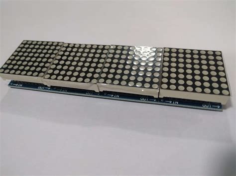 max7219 led dot matrix 4 in 1 display with 5p line module rajiv