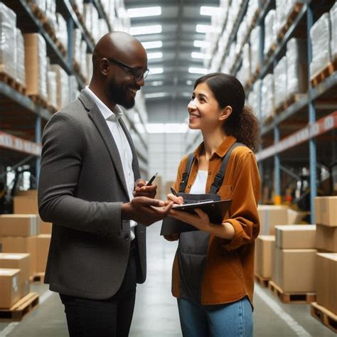 Premium Photo Logistics Coordination Inside The Warehouse Transport