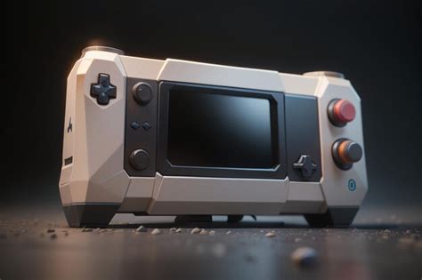 Premium Ai Image Game Console Console Device 3d Rendering Model Handheld Entertainment Offline