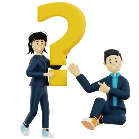 3d Character Is Confused 18748921 Png