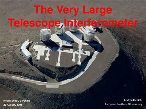 Ppt The Very Large Telescope Interferometer Powerpoint Presentation