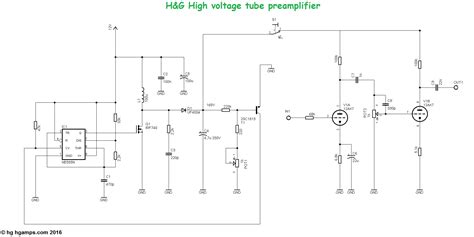 Tube Preamp Schematic 12ax7
