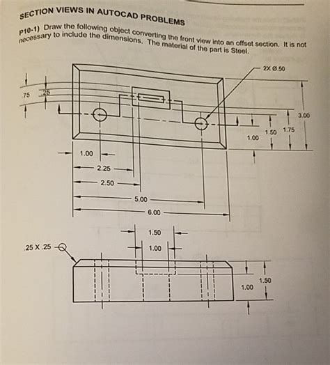 Solved ON VIEWS IN AUTOCAD PROBLEMS Draw The Following Chegg