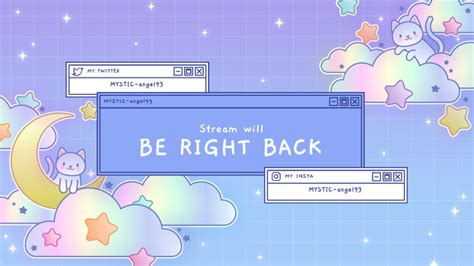 Placeit Twitch Be Right Back Screen Generator Featuring Cute Graphics