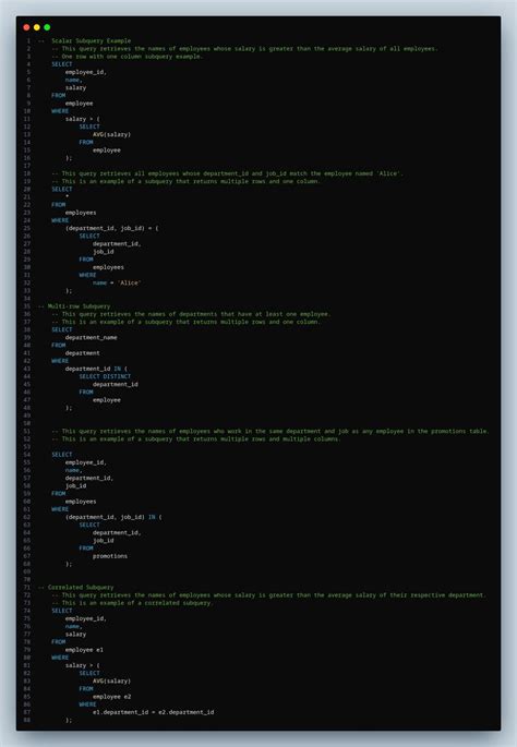 Sql Subquery Database Rabbi Hasan