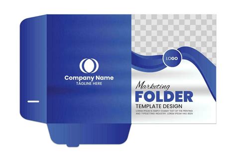 Presentation Folder Template Design Folder Design 25409281 Vector Art