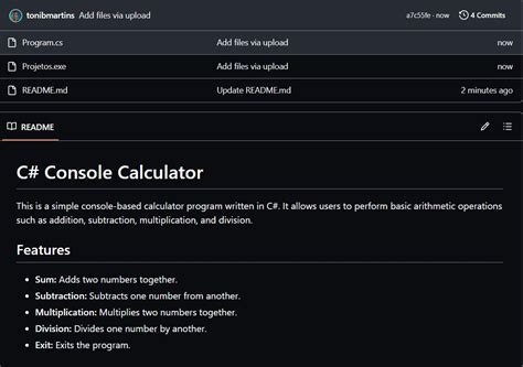 Antônio Martins On Linkedin Csharp Dotnet Programação Calculadora Opensource Csharp Dotnet