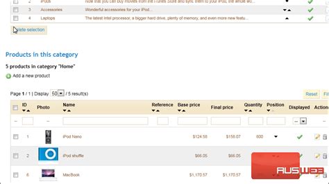 Add Products In Prestashop Web24