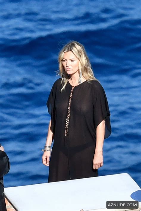 Kate Moss Braless For A New Photoshoot In Capri Italy Aznude