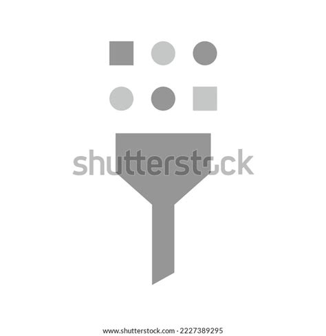 Data Filter Icon Vector Image Can Stock Vector Royalty Free Shutterstock