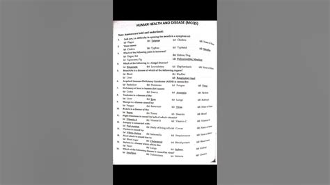 Exam Pms Cssguidance Cssprepration Biology Physiology Science