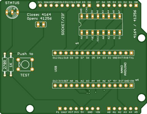 Arduino Nano Uno DRAM Tester For Vintage Computers Share Project PCBWay