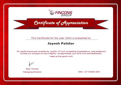 Appreciation Grateful Careergrowth Teamwork Jayesh Patidar