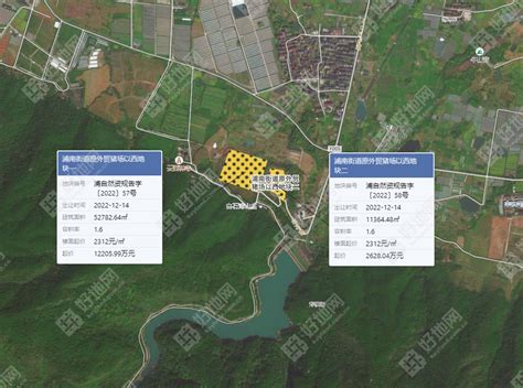 好地网 12 14成交金华浦江县浦南街道2宗相邻宅地由地方城投底价1 48亿包揽