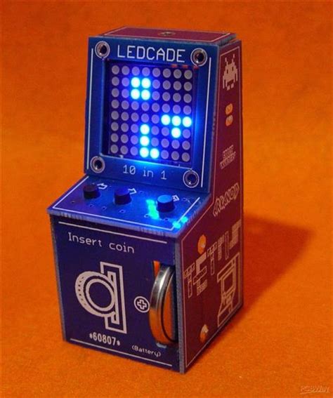 ledcade μ arcade game cabinet 8x8 led matrix share project pcbway led matrix led arcade