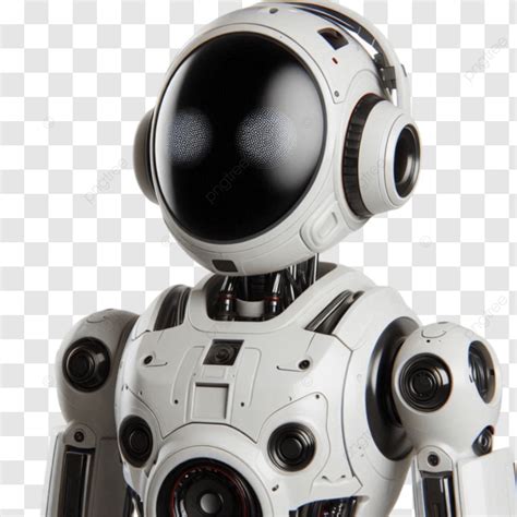 재미있는 코미디를 위한 카메라 렌즈 헤드를 갖춘 미래형 로봇 디자인 재미있는 코미디를 위한 카메라 렌즈 헤드를 갖춘 미래형 로봇 디자인 카메라 렌즈를 갖춘 미래형 로봇