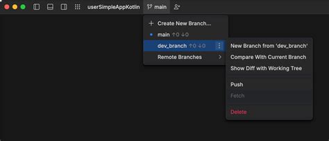 Synchronizing With A Remote Git Repository Jetbrains Fleet Documentation
