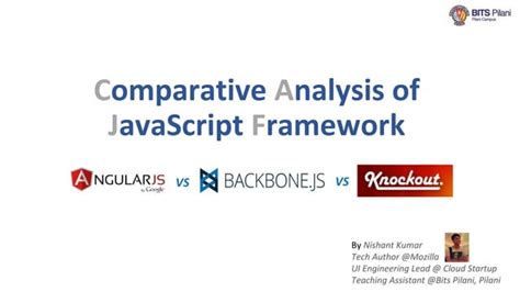 Comparative Analysis Of Java Script Framework Ppt