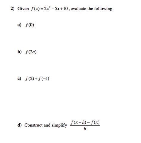 Solved Given F X X For X