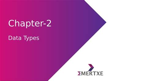 Python Data Types Ppt