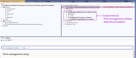 Add The Back Close And Save Buttons To Print Management Setup