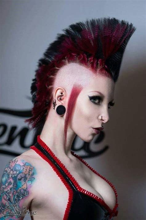 Mohawk Punk Babe Pic